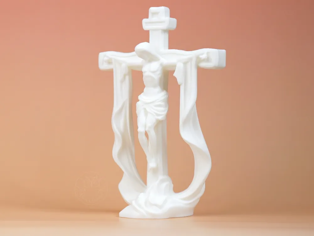 Jesus on the Cross - Free 3D Print Model - MakerWorld