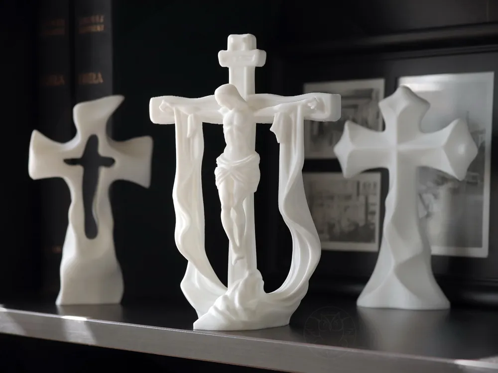 Jesus on the Cross - Free 3D Print Model - MakerWorld