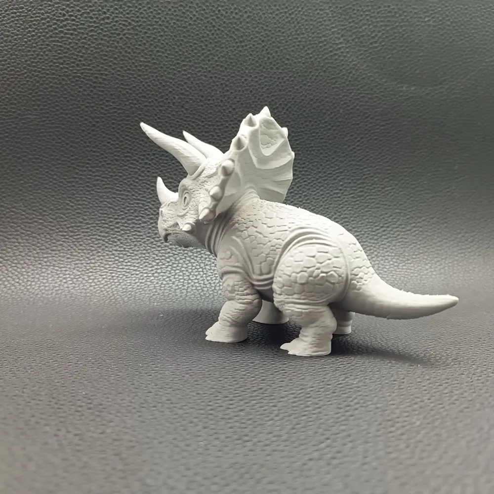 Chibi Dino Toy – Kid - Friendly Triceratops - Free 3D Print Model ...