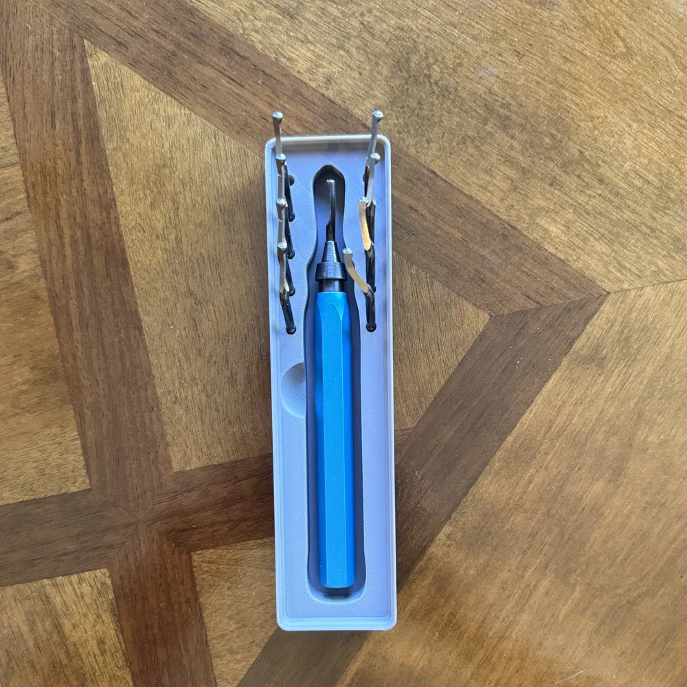 Gridfinity Deburr Tool Holder by Colonel Cufflink MakerWorld: Download Free 3D Models