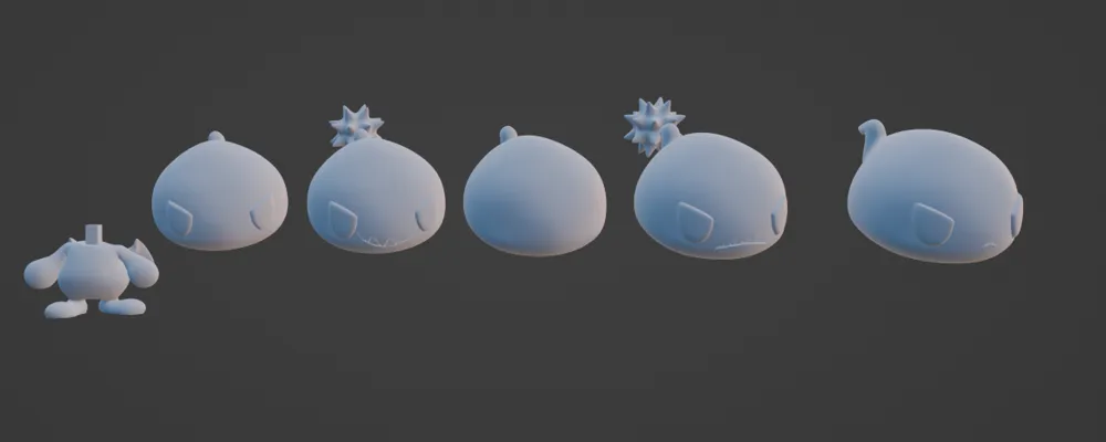 Dark Chao Sonic the Hedgehog fan art - Free 3D Print Model - MakerWorld