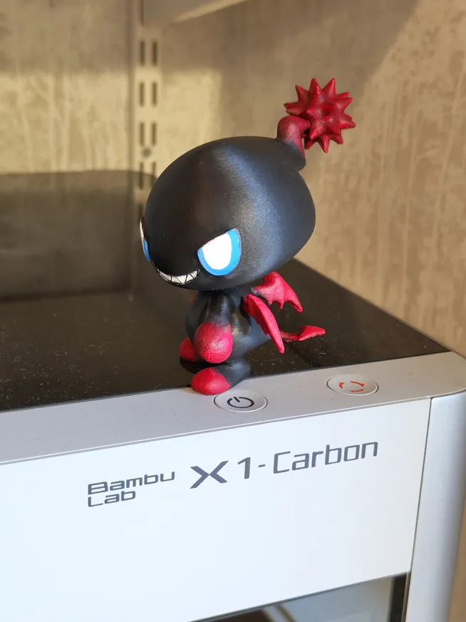 Dark Chao Sonic the Hedgehog fan art - Free 3D Print Model - MakerWorld