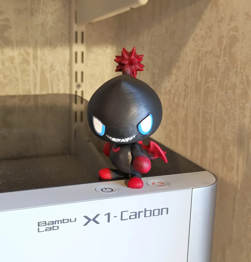 Dark Chao Sonic the Hedgehog fan art - Free 3D Print Model - MakerWorld