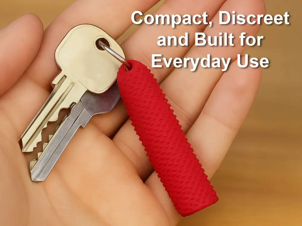Emergency Stash Keychain - Free 3D Print Model - MakerWorld