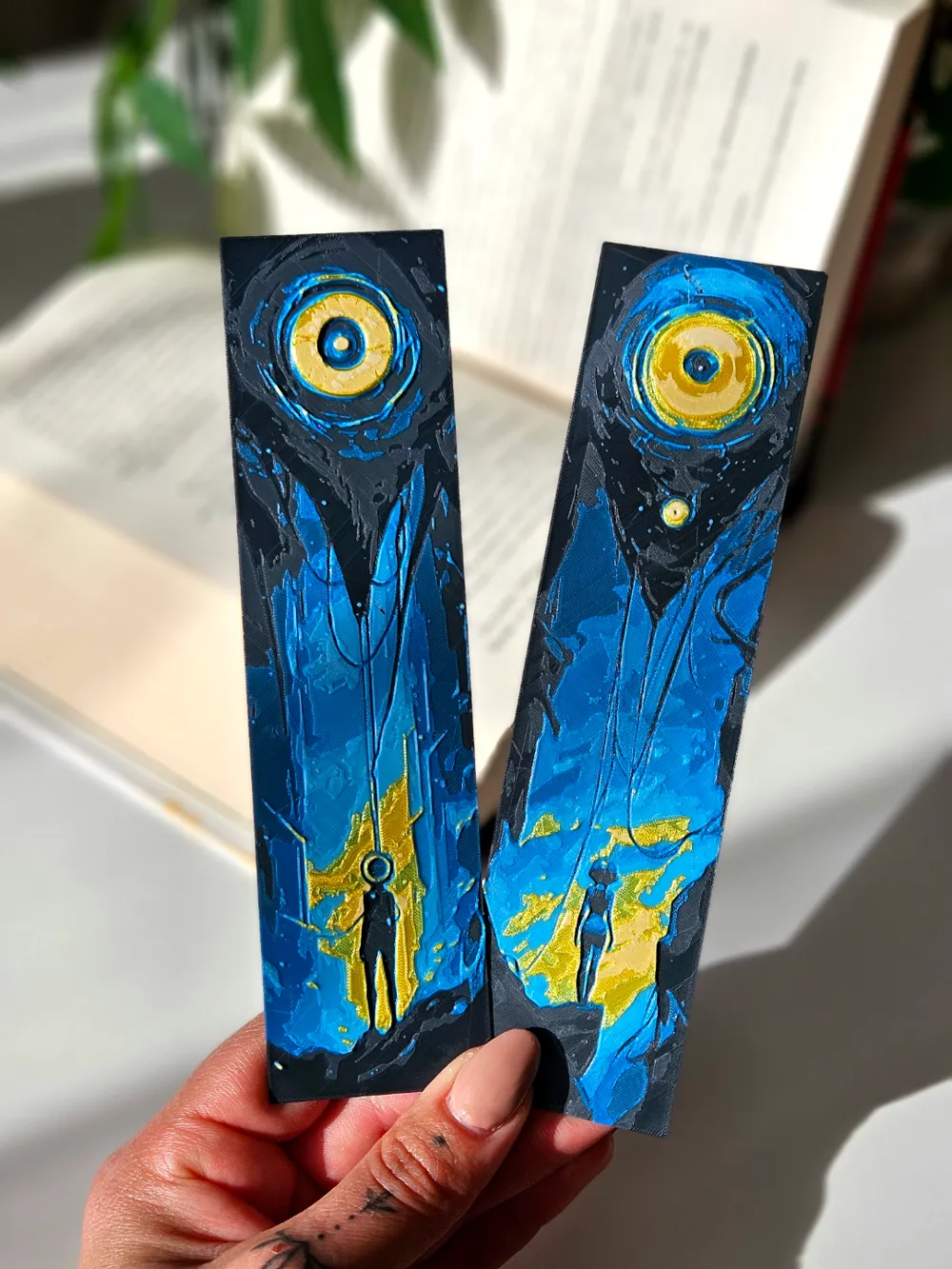 Astral Gaze - Futuristic Bookmarks Set (Part 2) - Free 3D Print Model ...
