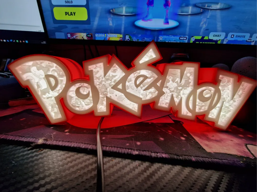 Pokemon Lithophane Lightbox by Customizable 3D MakerWorld: Download ...