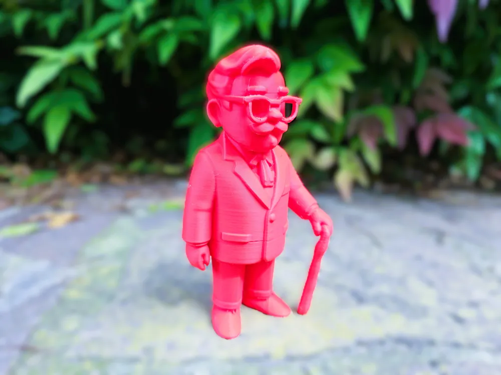 KFC Colonel Sanders figure by dubmehard MakerWorld: Download Free 3D Models