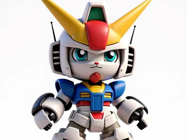 Cat Gundam by Mask - MakerWorld