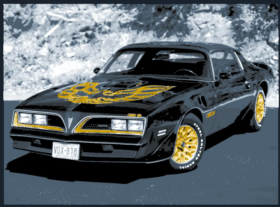 Pontiac Firebird Trans Am - 1977 - Hueforge by BeaN MakerWorld: Download Free 3D Models