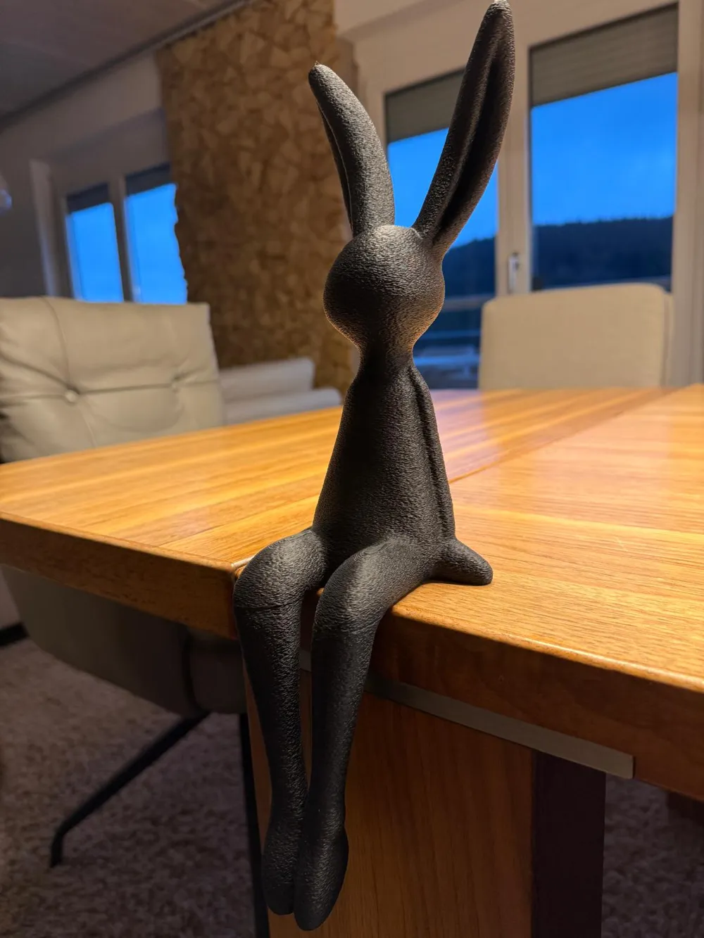 Lapin de Pâques assis (décor en 2 pièces) - Modèle d'Impression 3D ...
