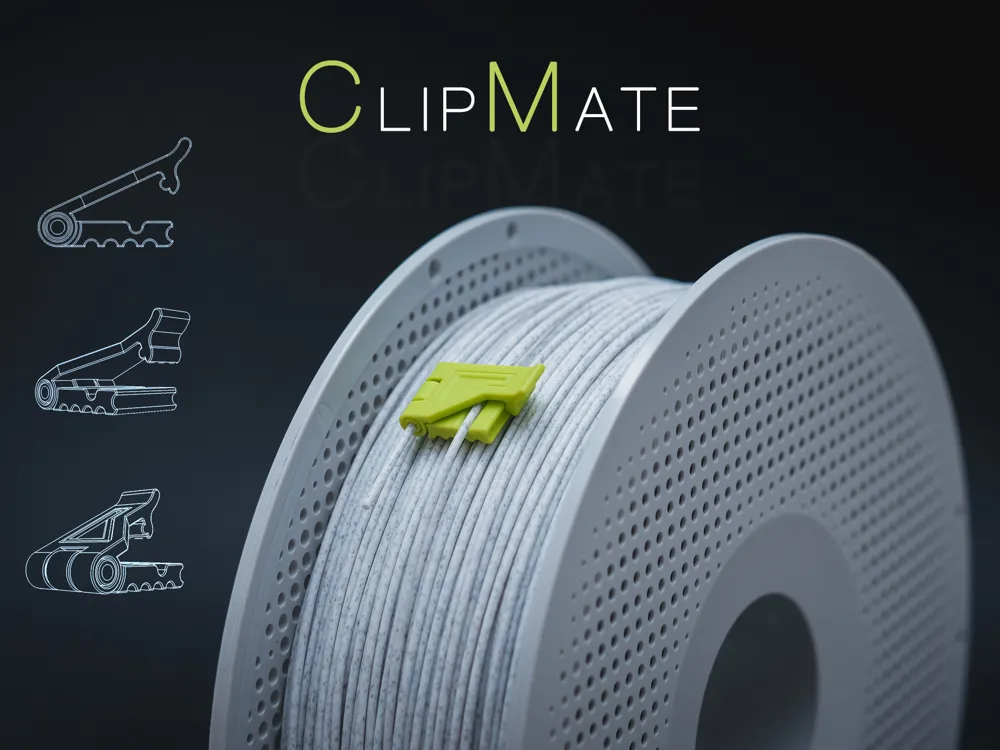 Clip Mate Filament Clip - Free 3D Print Model - MakerWorld