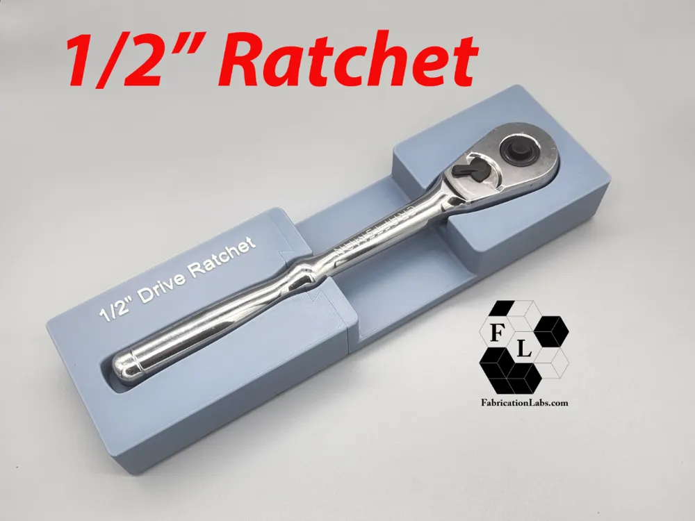 1/2" drive ratchet gridfinity craftsman by Fabrication Labs MakerWorld: Download Free 3D Models