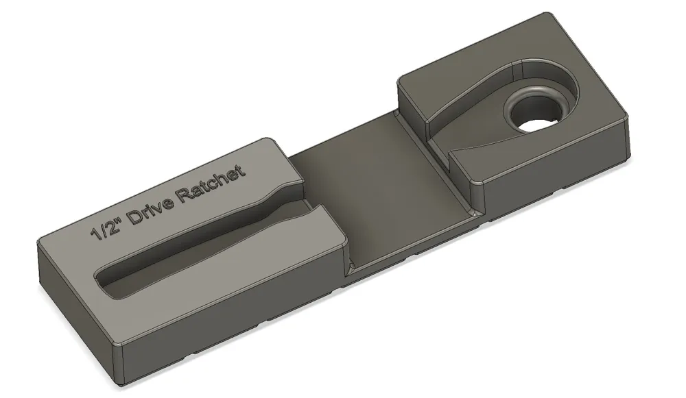 1/2" drive ratchet gridfinity craftsman by Fabrication Labs MakerWorld ...