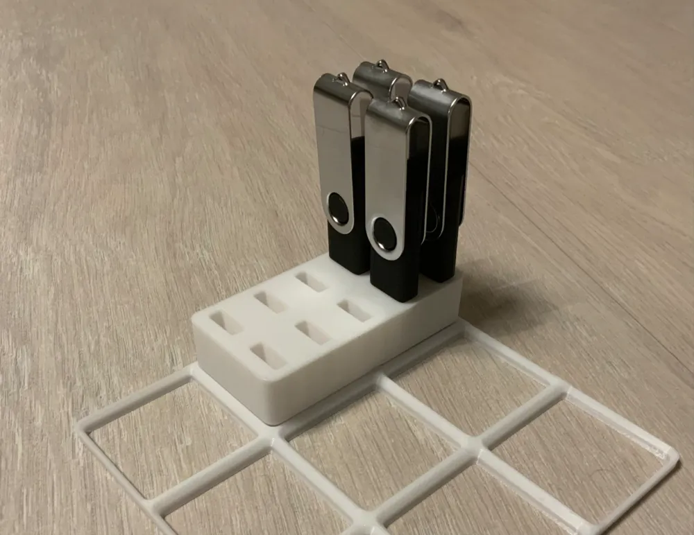 Gridfinity USB-Stick holder 2x1 by butscha - MakerWorld