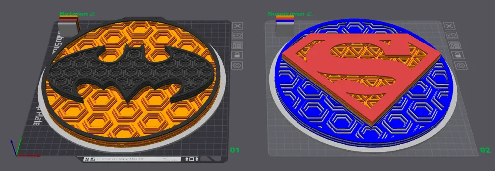 DC Comics Dimensional Mosaic by w3r3wolv3s MakerWorld: Download Free 3D ...