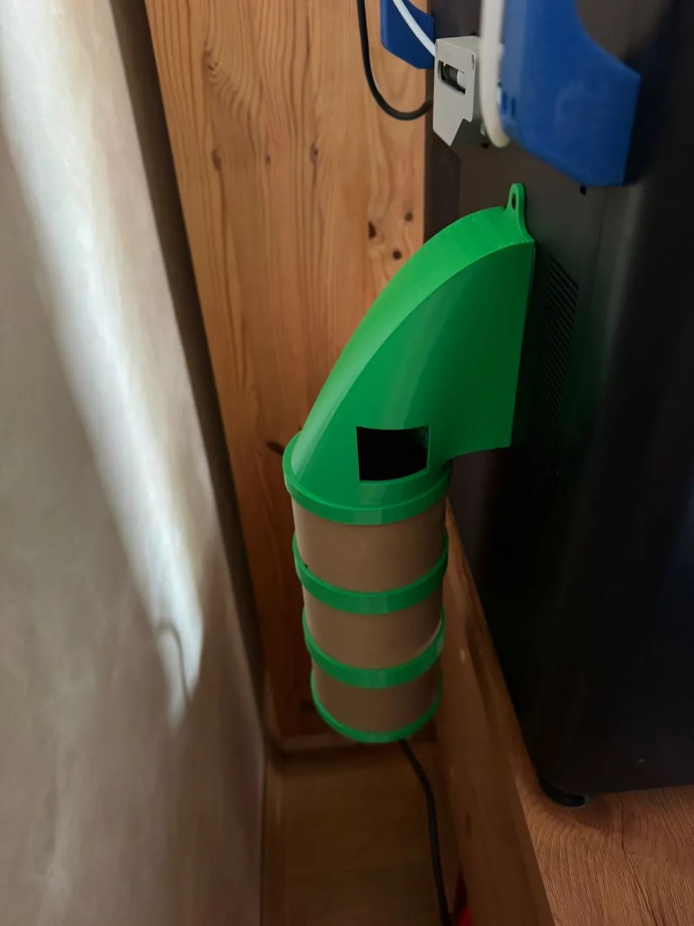 Modular Spool Cardboard Poop Chute for H/P Series - Free 3D Print Model ...