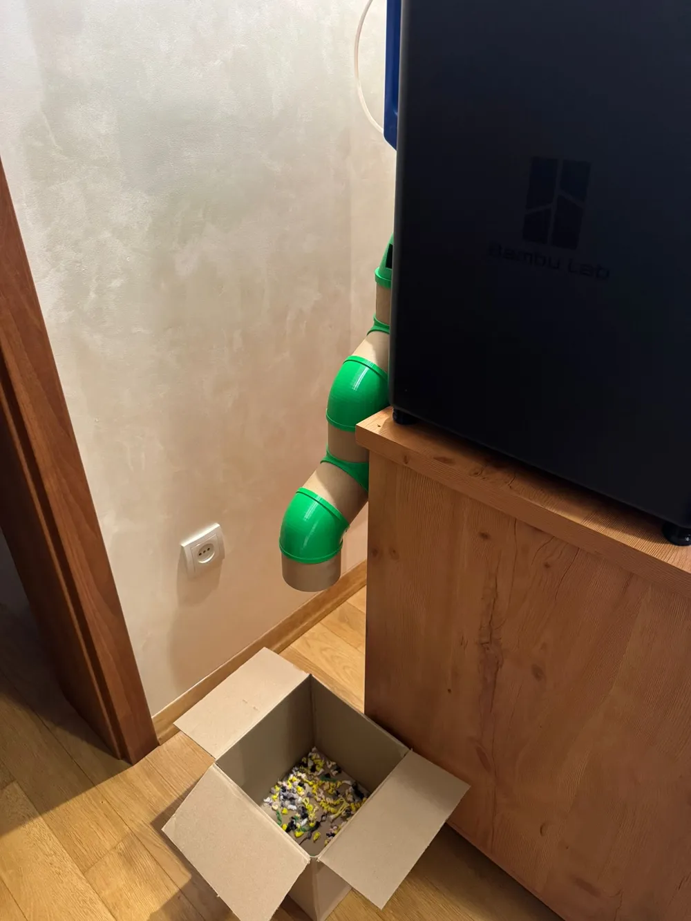 Modular Spool Cardboard Poop Chute for H/P Series - Free 3D Print Model ...