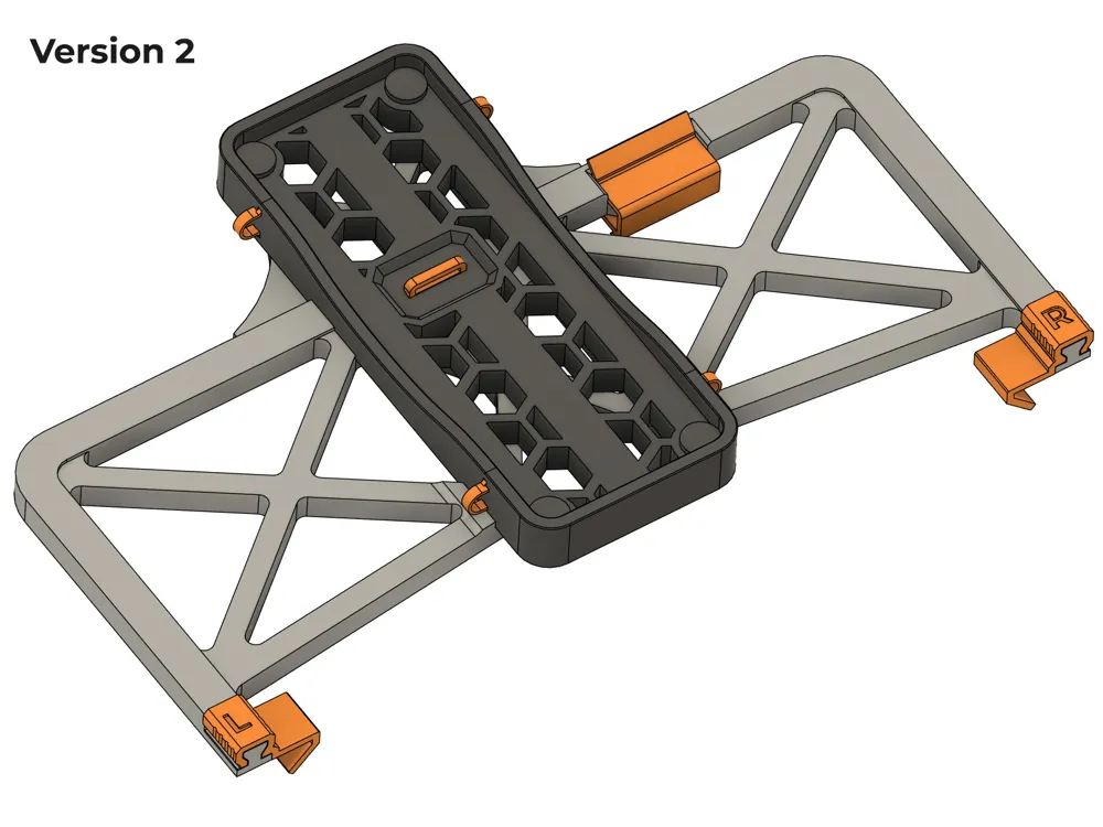 AMS HT Top Mount for H2D and H2S / TPU Direct-Feed by Henryk MakerWorld ...