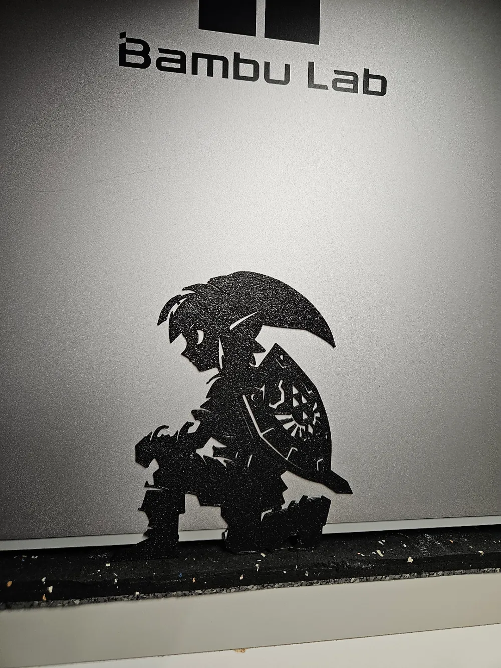 Zelda - Link - kneel- 2d silhouette - AI Generated - Free 3D Print ...