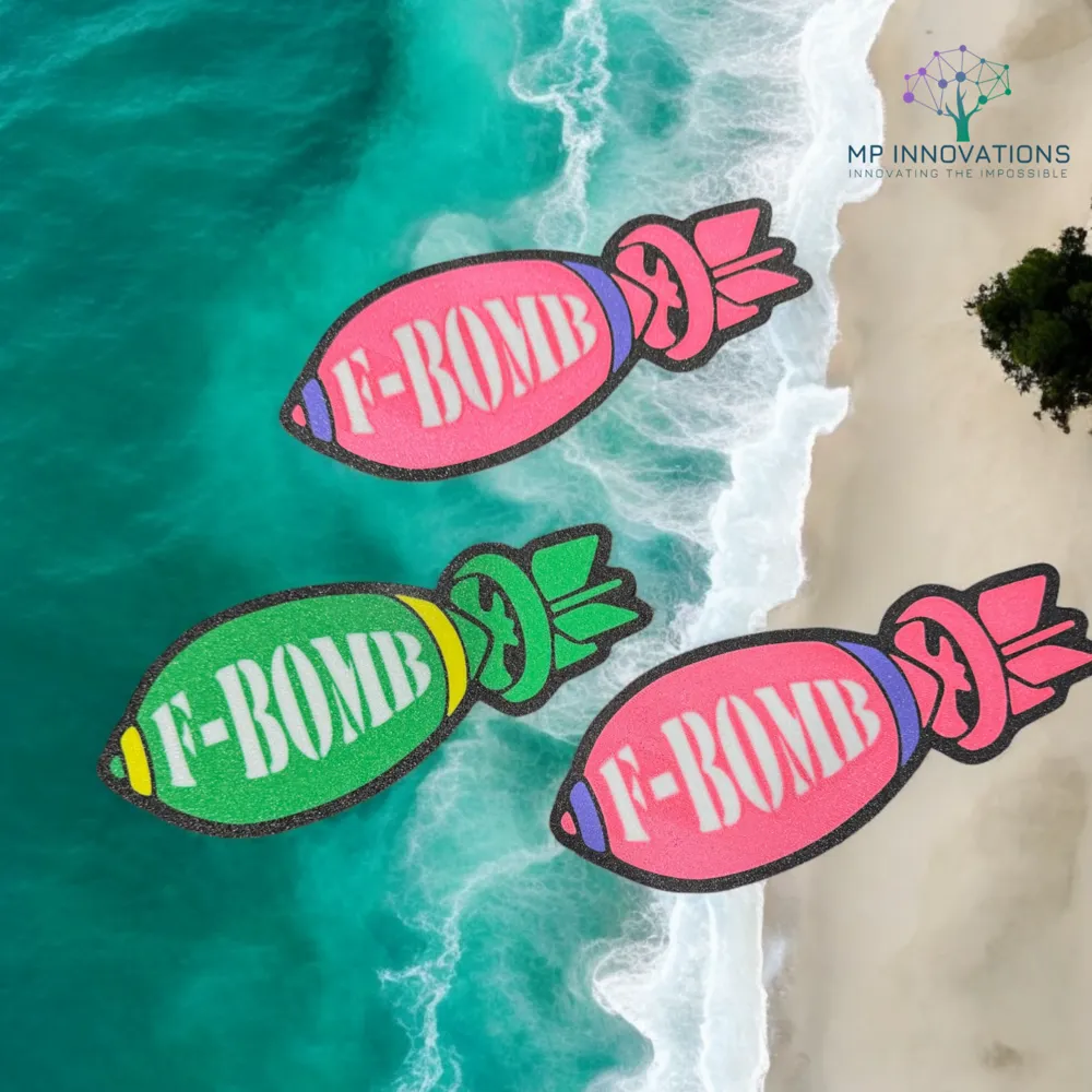 F-Bomb Fun 3D Printed Decor by MP Innovations - MakerWorld