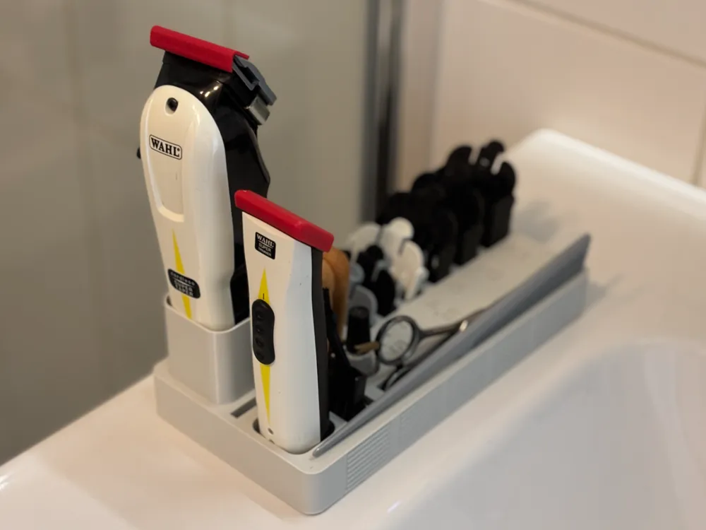Wahl Clipper and Trimmer holder - Free 3D Print Model - MakerWorld
