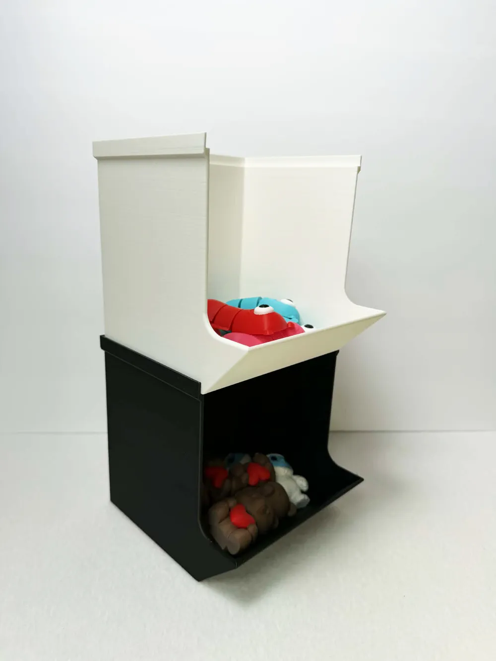 Modular stacking open front bins - Free 3D Print Model - MakerWorld