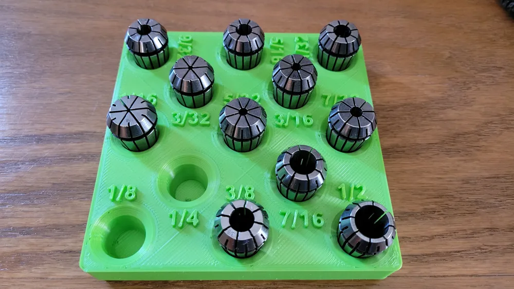 Gridfinity Collet Holders - Free 3D Print Model - MakerWorld