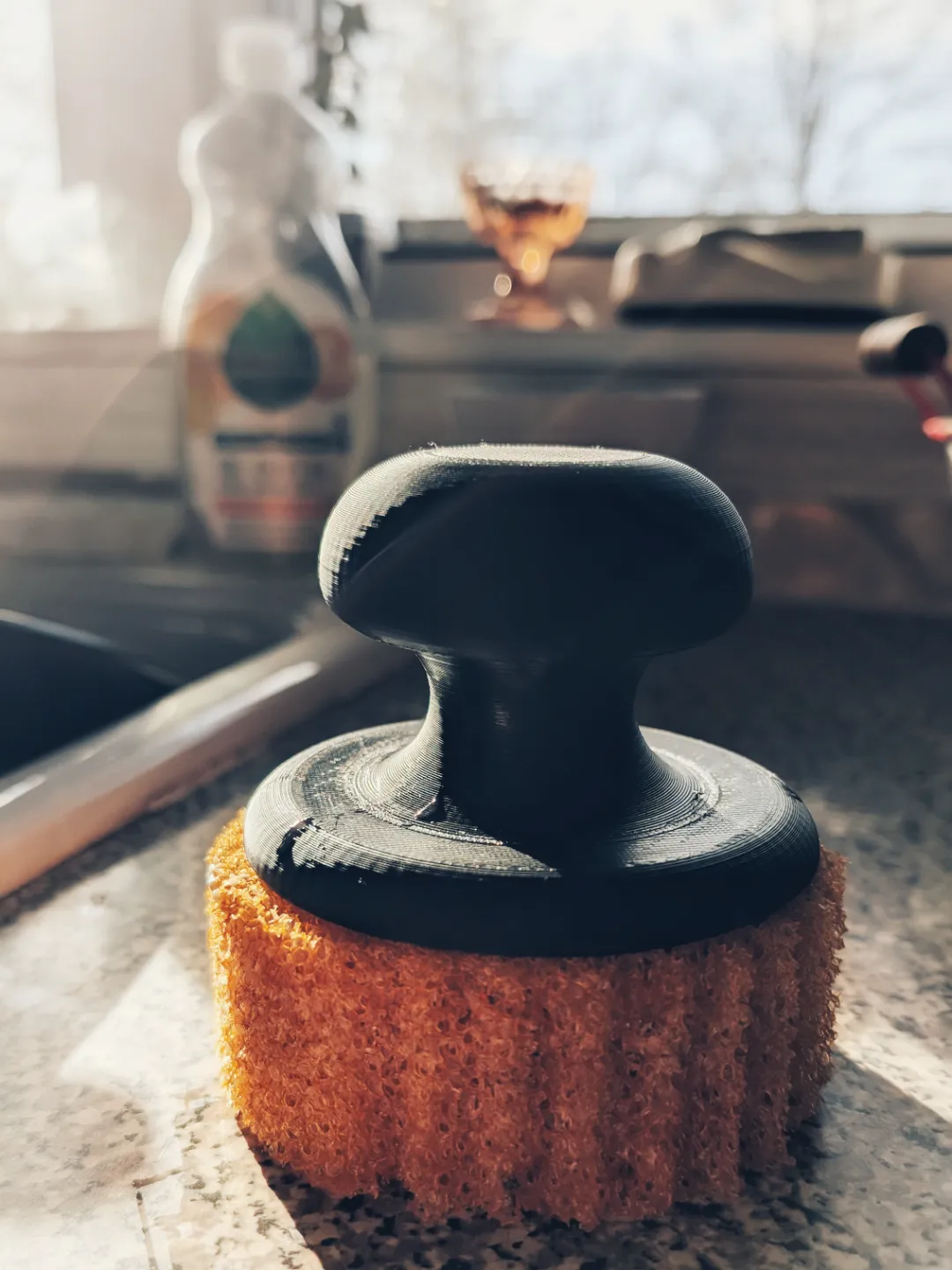 Scrub Daddy Sponge Handle - Free 3D Print Model - MakerWorld