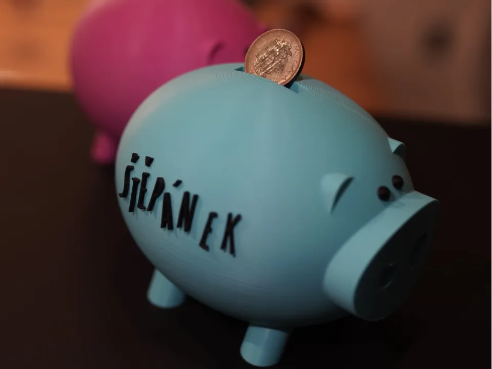 Cute Piggy Bank – Adorable Coin Saver - Free 3D Print Model - MakerWorld