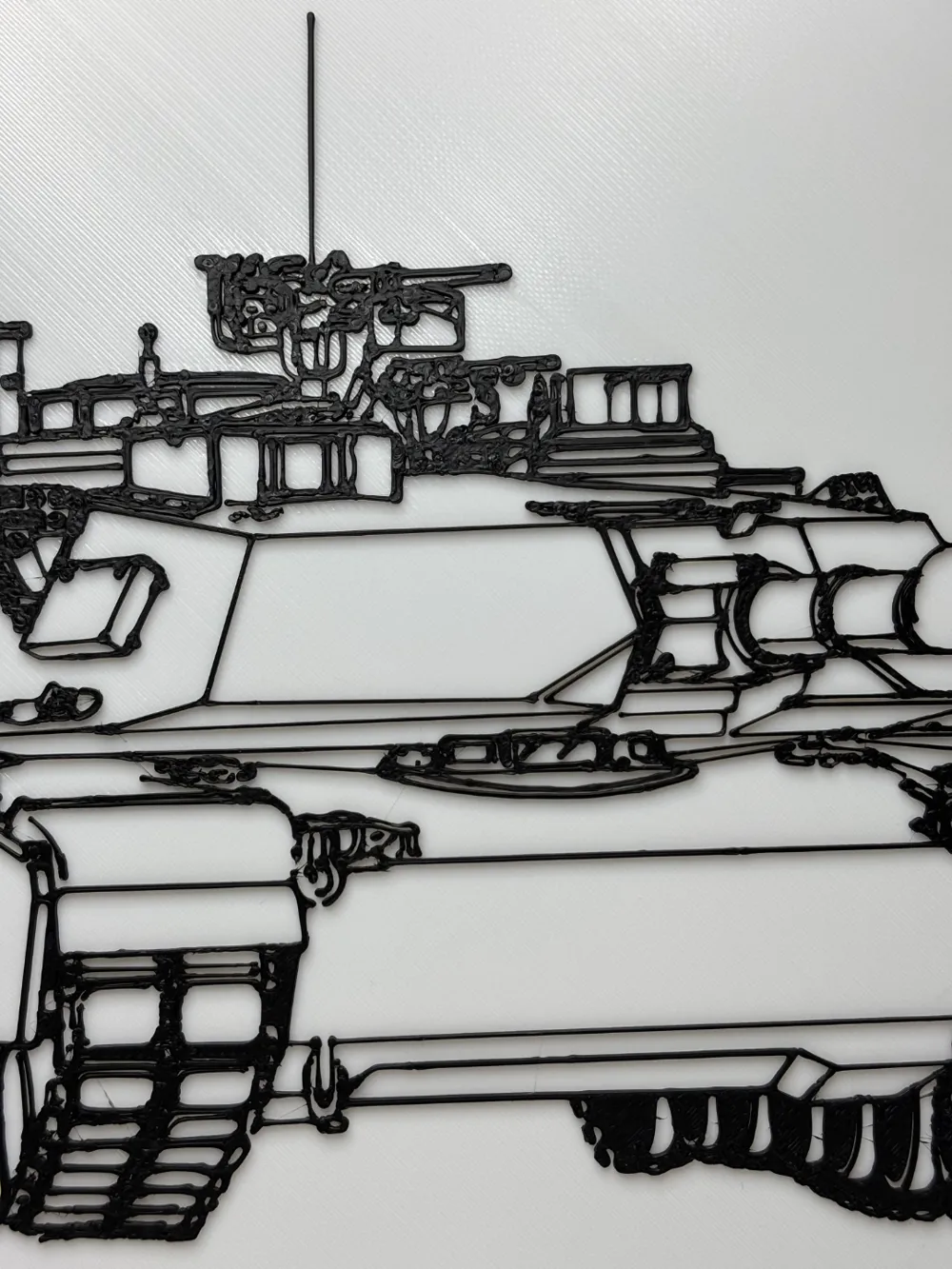 M1 Abrams Tank - Blueprint - Poster - Drawing by PaperPlaneLab - 纸飞机工作室 ...