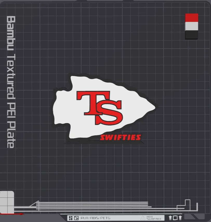Kansas City Swifties Table Stand by 5kyrunn3r - MakerWorld