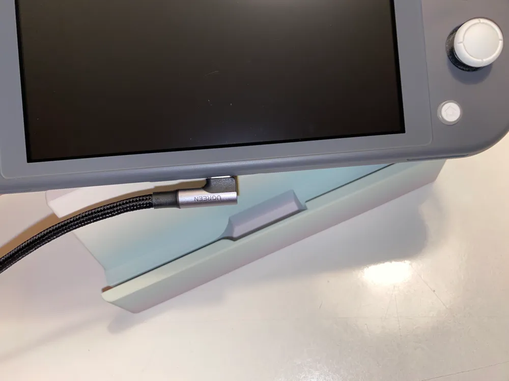 Nintendo Switch Lite Stand Cable - Free 3D Print Model - MakerWorld