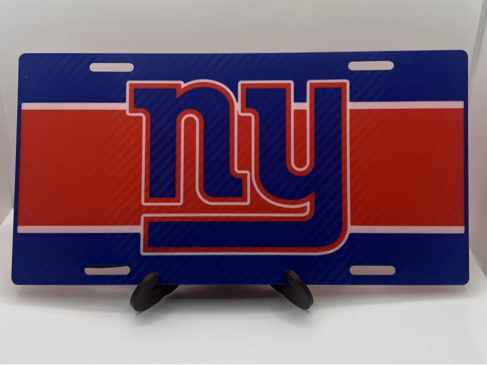 NFL Team License Plate - New York Giants by Jandaa - MakerWorld