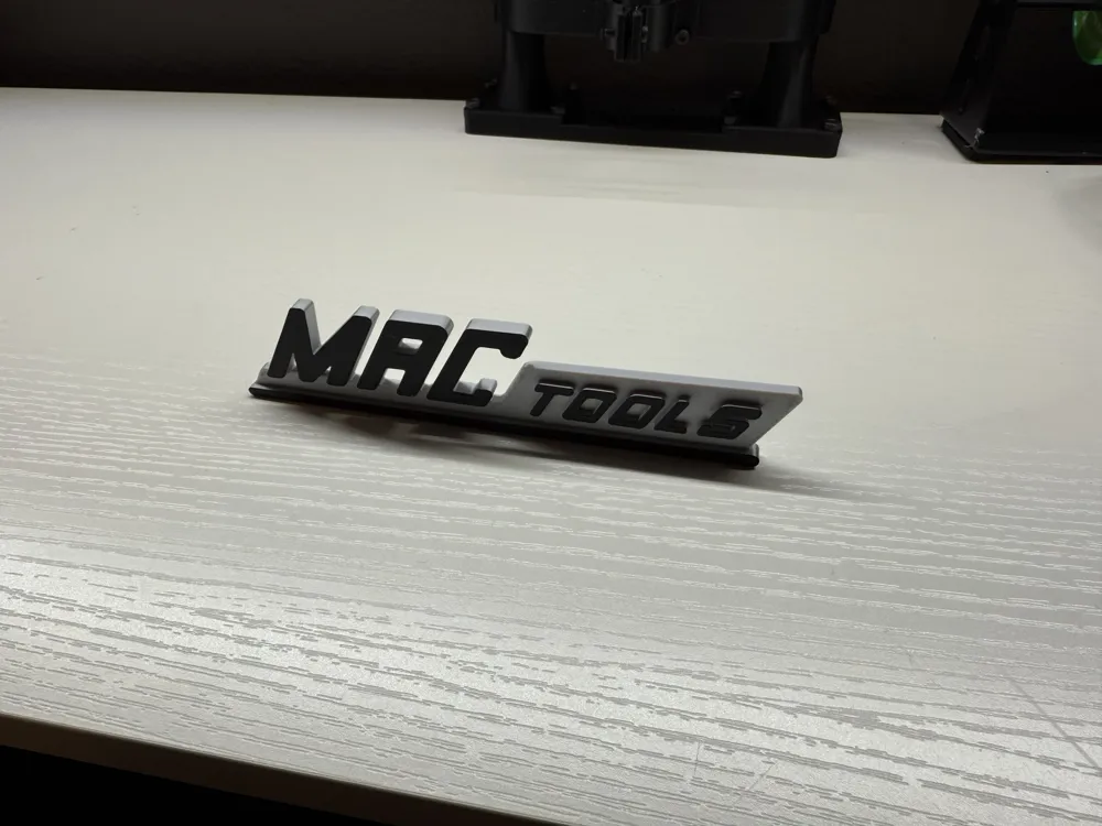MAC TOOLS Logo - Free 3D Print Model - MakerWorld
