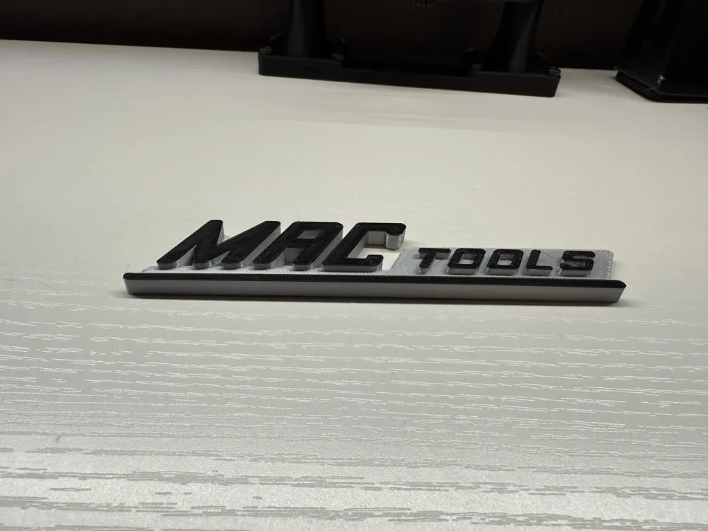 MAC TOOLS Logo - Free 3D Print Model - MakerWorld
