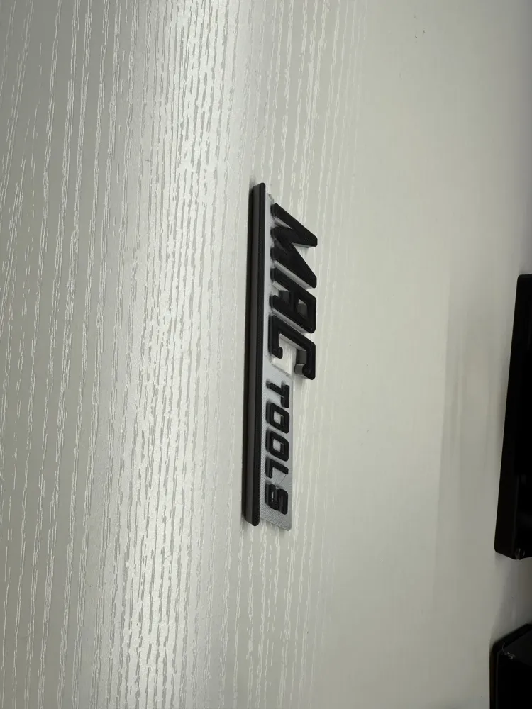 MAC TOOLS Logo - Free 3D Print Model - MakerWorld