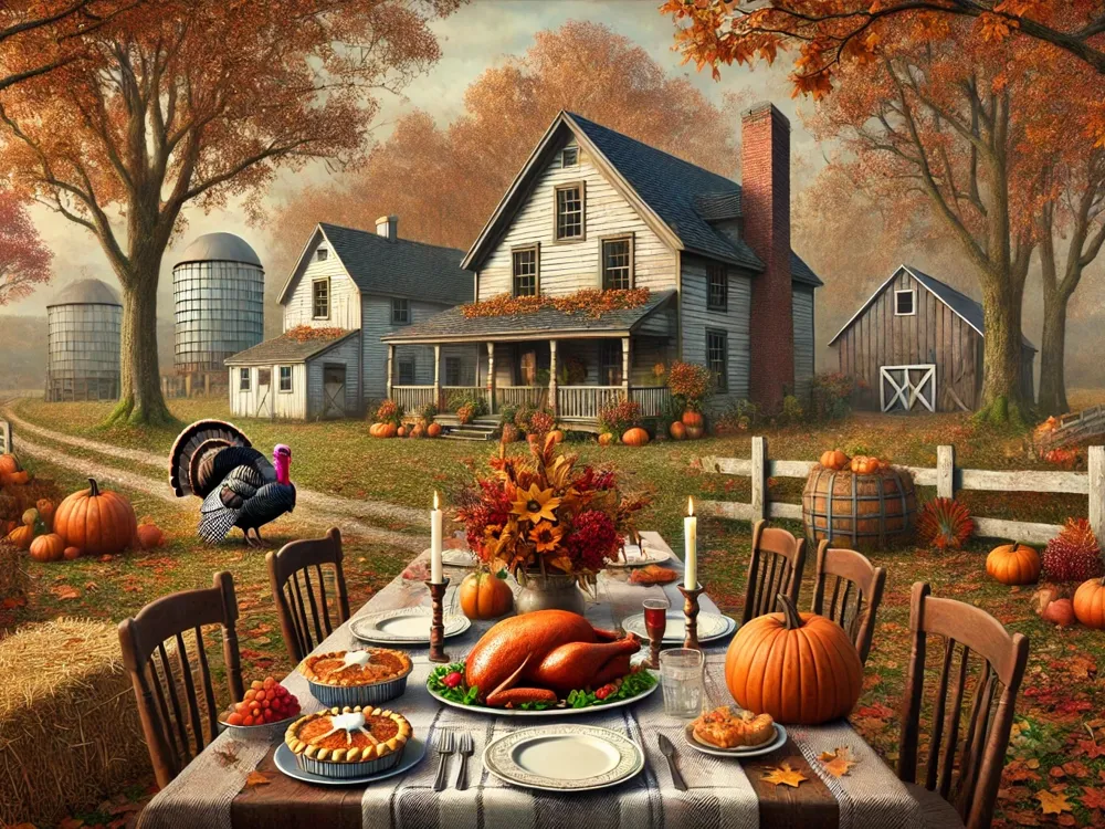 Thanksgiving Farmhouse Lithophane by GregR - MakerWorld