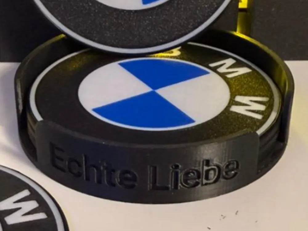 BMW True Love Coaster by K.Andreas1985 MakerWorld: Download Free 3D Models