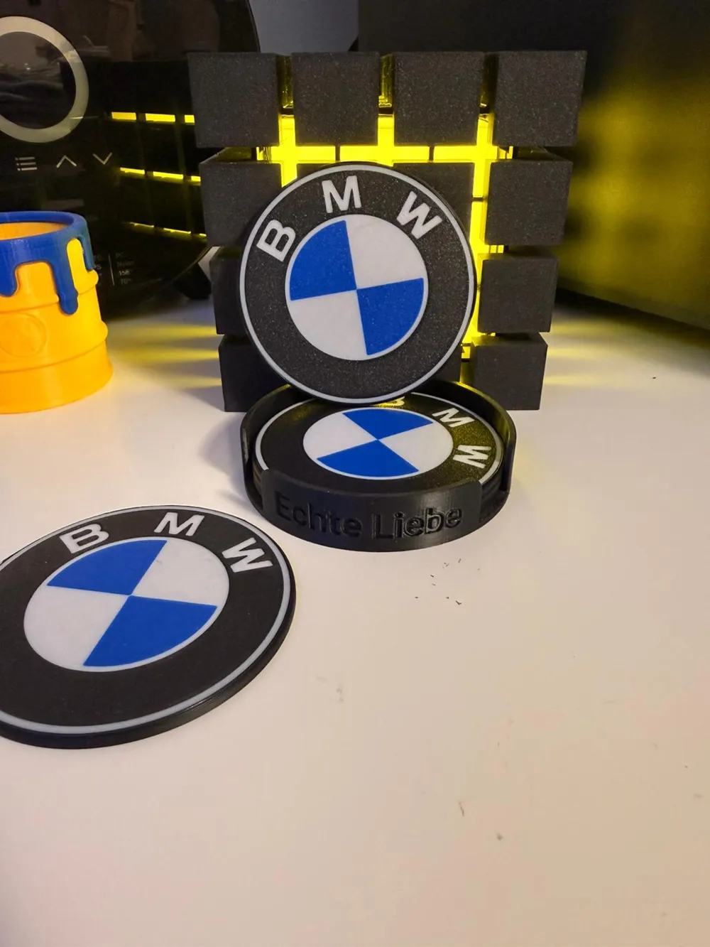 BMW True Love Coaster by K.Andreas1985 MakerWorld: Download Free 3D Models