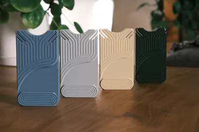 Cascade card wallet V3 - Free 3D Print Model - MakerWorld