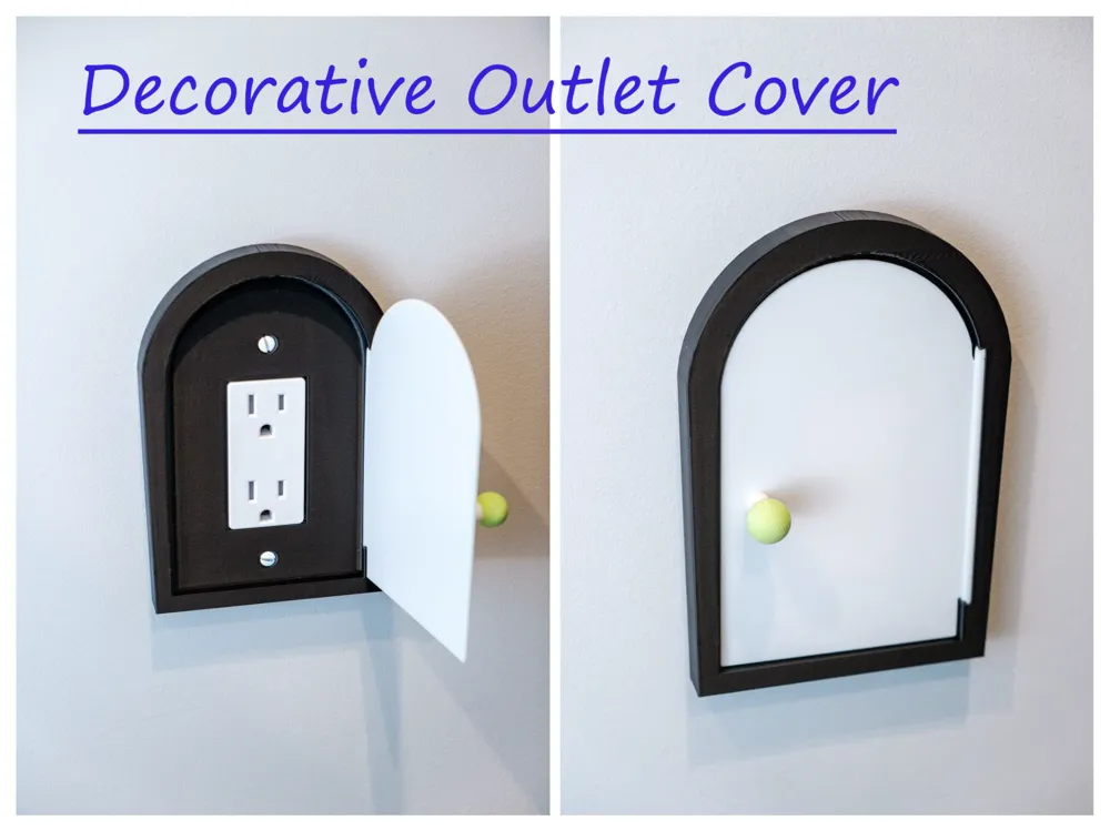 Cozy Cottage Outlet Cover - Free 3D Print Model - MakerWorld