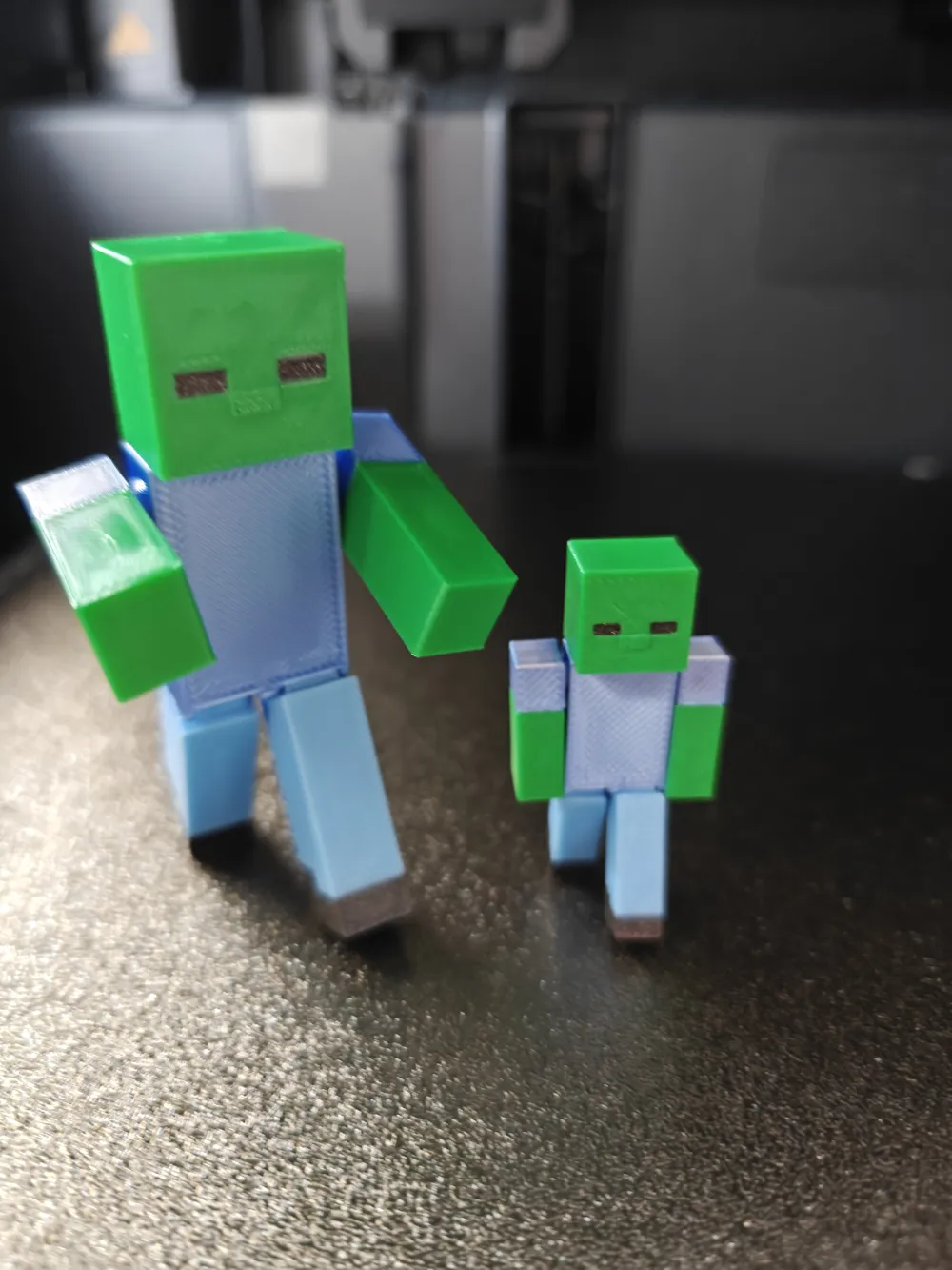 Minecraft Zombie Articulated - Free 3D Print Model - MakerWorld