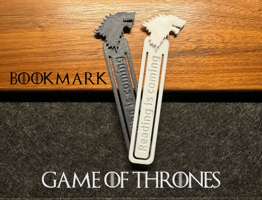 Game of Thrones - Bookmark by InFlames3D - MakerWorld
