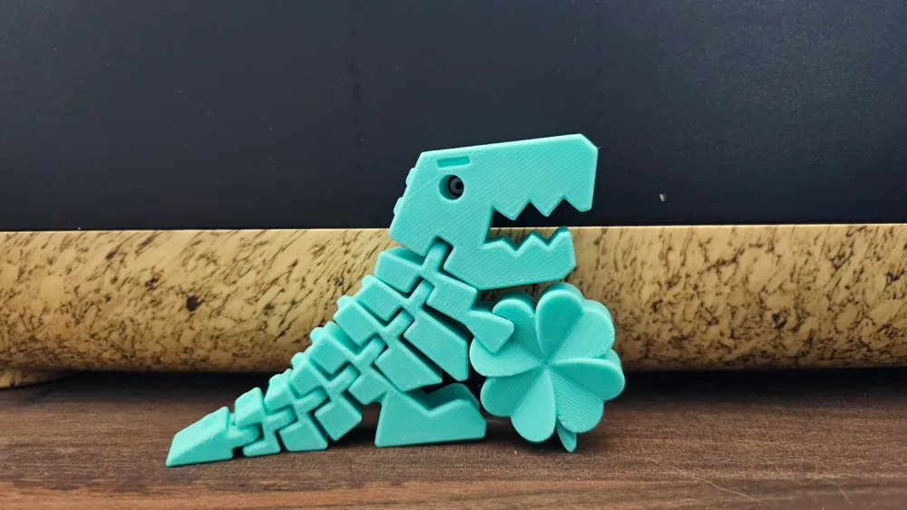 Flexi Rex Clover Addon! by Ethan's 3D Prints! MakerWorld: Download Free ...