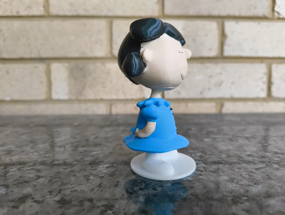Lucy Van Pelt (peanuts) AMS de 4 cores - Modelo gratuito para impressão ...
