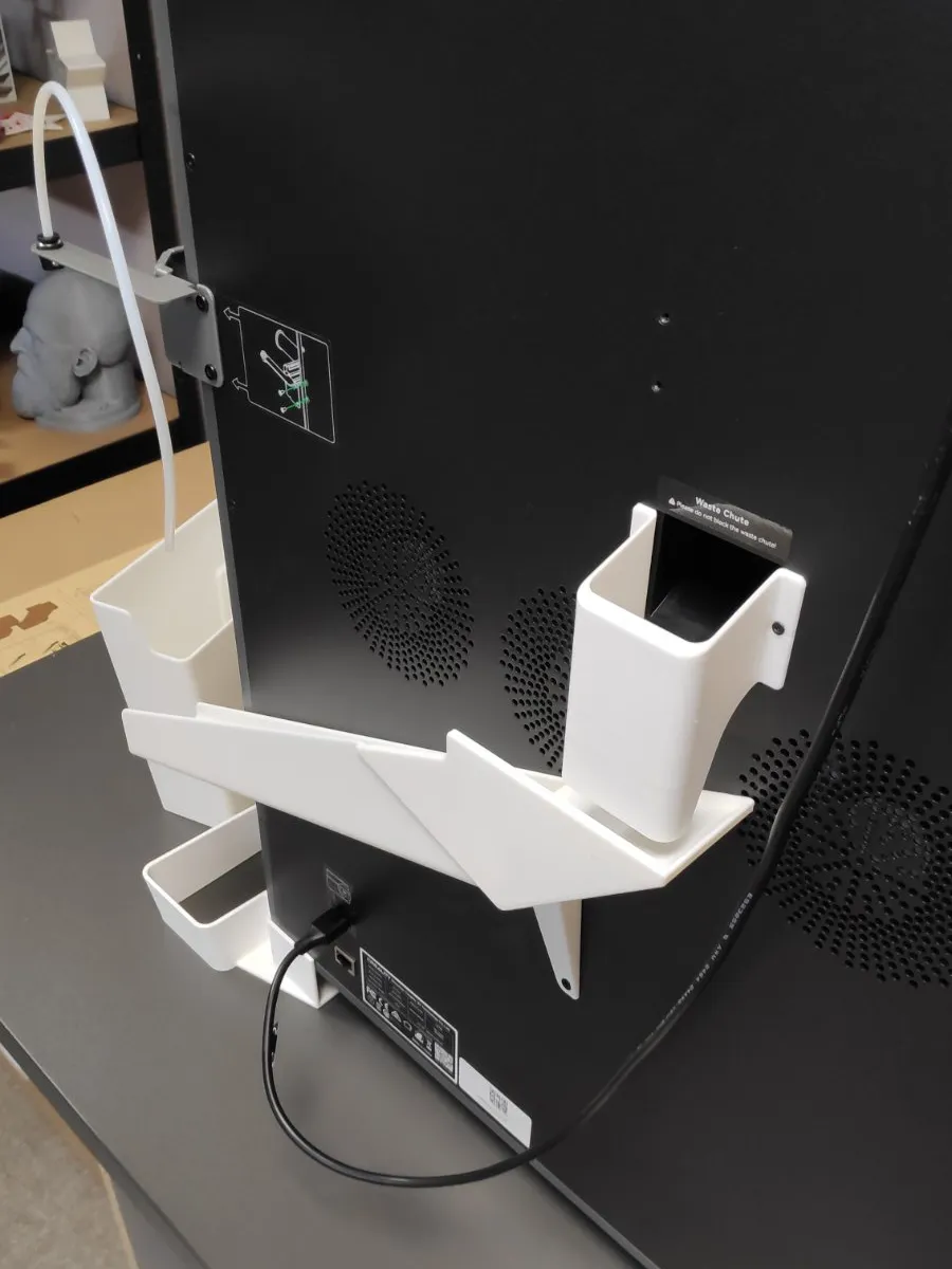 K2 Plus - Right poop chute with removable bin by shay MakerWorld ...