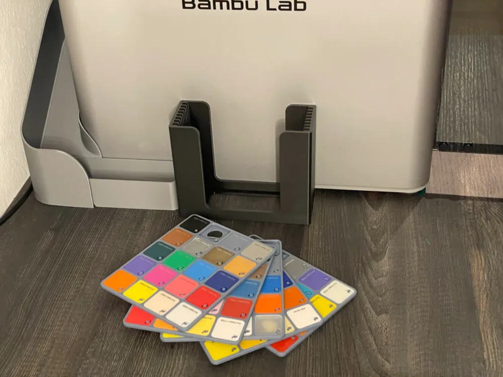 8x Desk Display Filament Swatch Board Holder Organizer for Bambu Lab ...