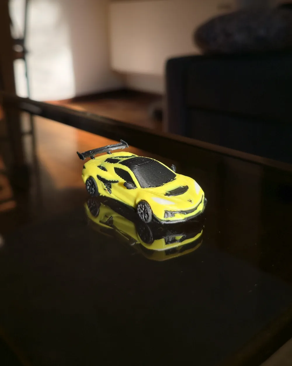 Chevrolet Corvette ZR1x Keychain (working wheels) by 3T_printers ...