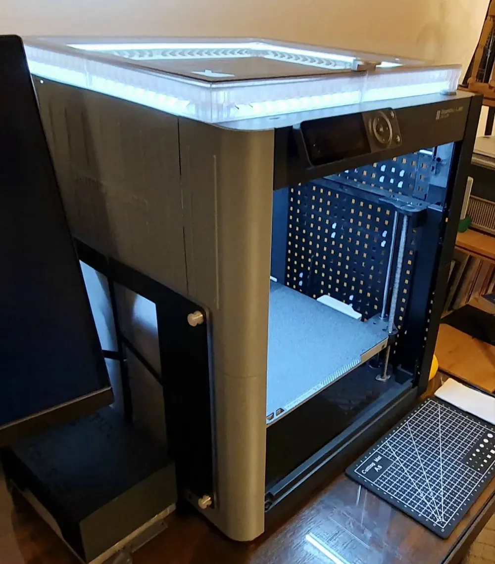 Bambu Lab LED Shield Ventilated Top Glass Riser for X1 and P1 Series ...