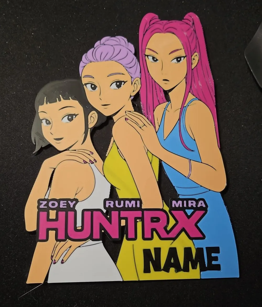 Kpop Demon Hunters 3 - Huntrix Cazadores demonios por DaViNcHi MakerWorld: Descarga Modelos 3D ...